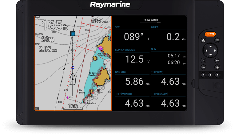 Element 7" S Kortplotter Raymarine - Uden transducer – Marinelageret.dk