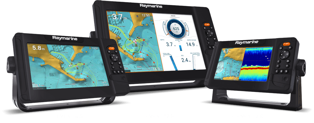 Element 9" S Kortplotter Raymarine - Uden transducer – Marinelageret.dk