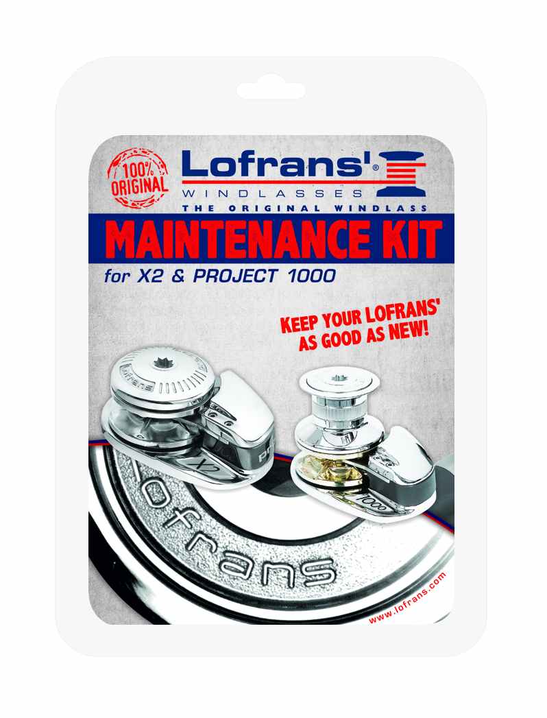 Lofrans vedligeholdelsekit til x2/project 1000 ankerspil – Marinelageret.dk