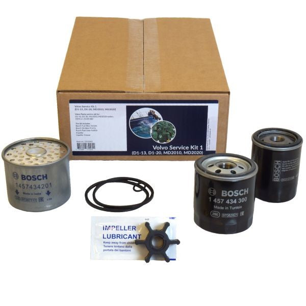 Volvo Servicekit 1 (D1-13, D1-20, MD2010, MD2020) – Marinelageret.dk