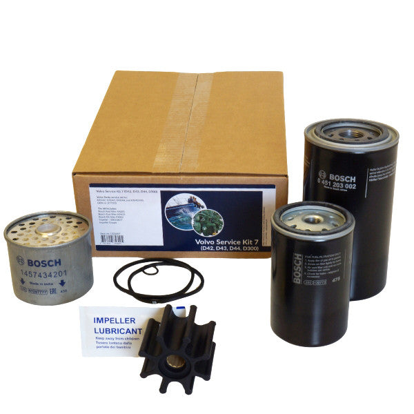 Volvo Servicekit 7 (D42, D43, D44, D300) – Marinelageret.dk