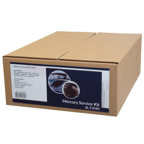 Mercury Servicekit 1 (8, 9.9HK) – Marinelageret.dk
