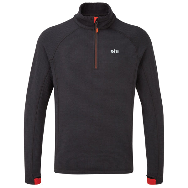 Gill 1081 4-vejs Thermal fleece m/hals lynlås Grafit – Marinelageret.dk