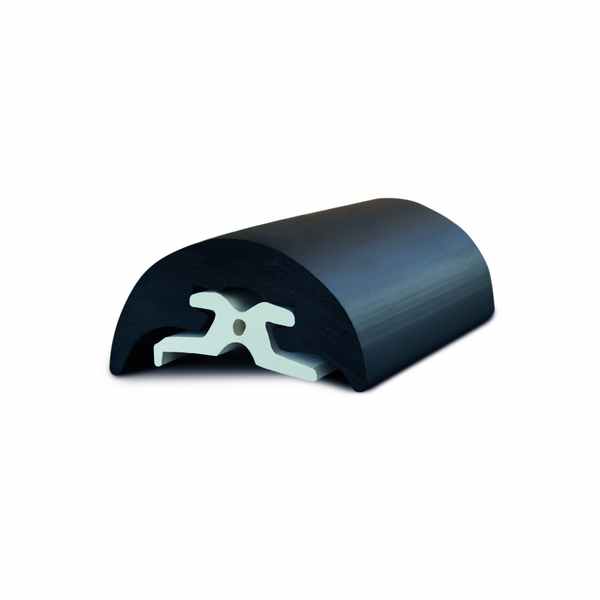 Fenderliste radial 65 sort – Marinelageret.dk