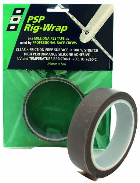 Psp rig wrap silicone rigger tape 25mm x 5m – Marinelageret.dk